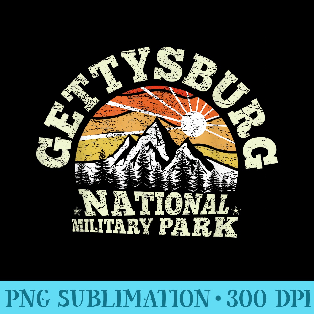 Retro US Baltimore 1895 Gettysburg National Military Park - | Inspire ...