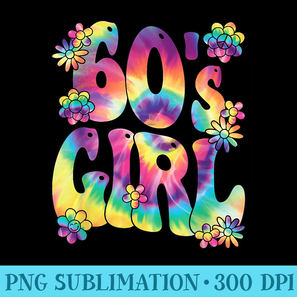 60s Girl 1960s Hippie Party Outfit Groovy Women Girls - PNG | Inspire Uplift