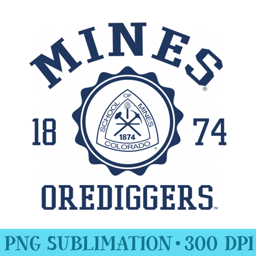 Colorado School Of Mines Orediggers Stamp Logo - Digital PNG | Inspire ...