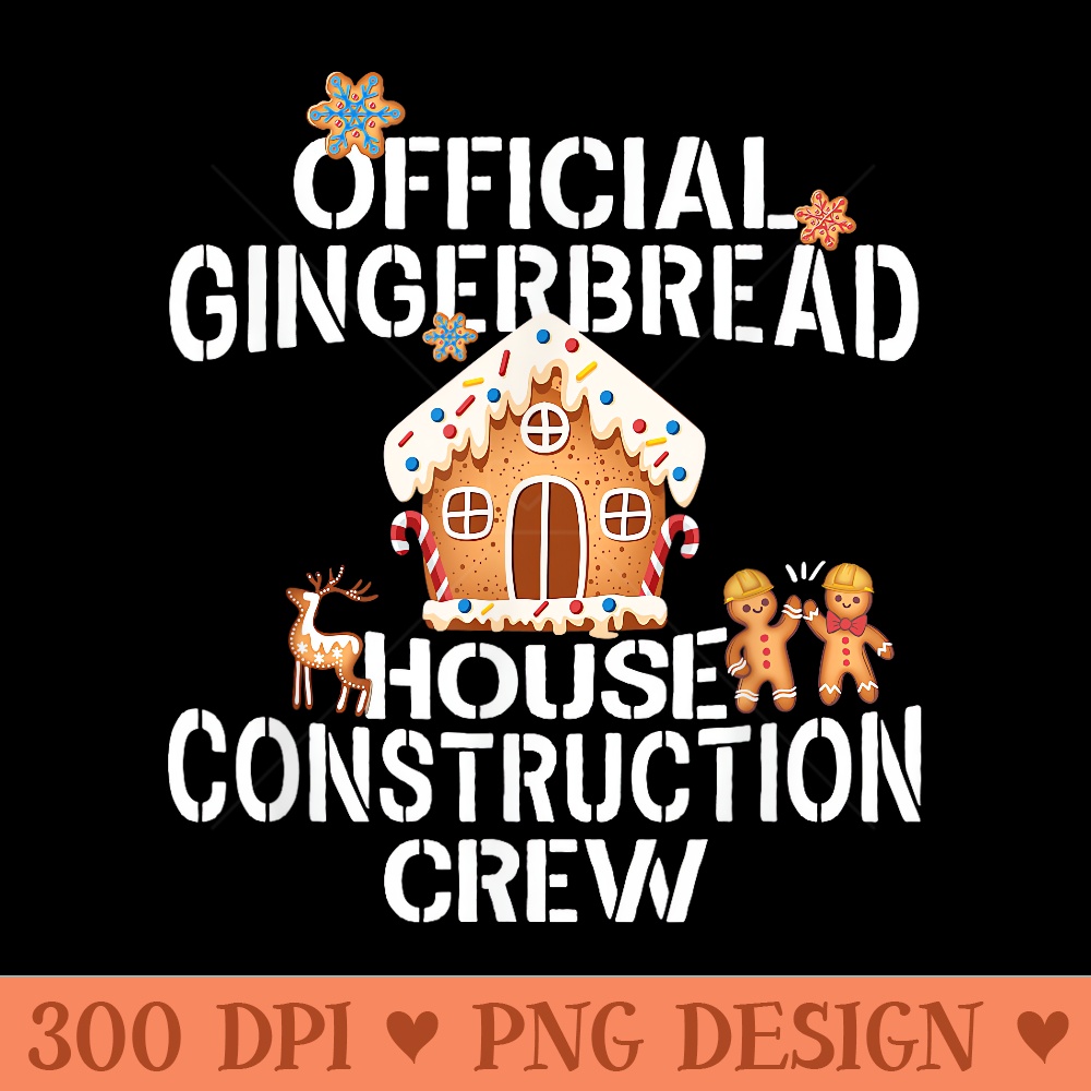 Official Gingerbread House Construction Crew Decorating - Un | Inspire ...