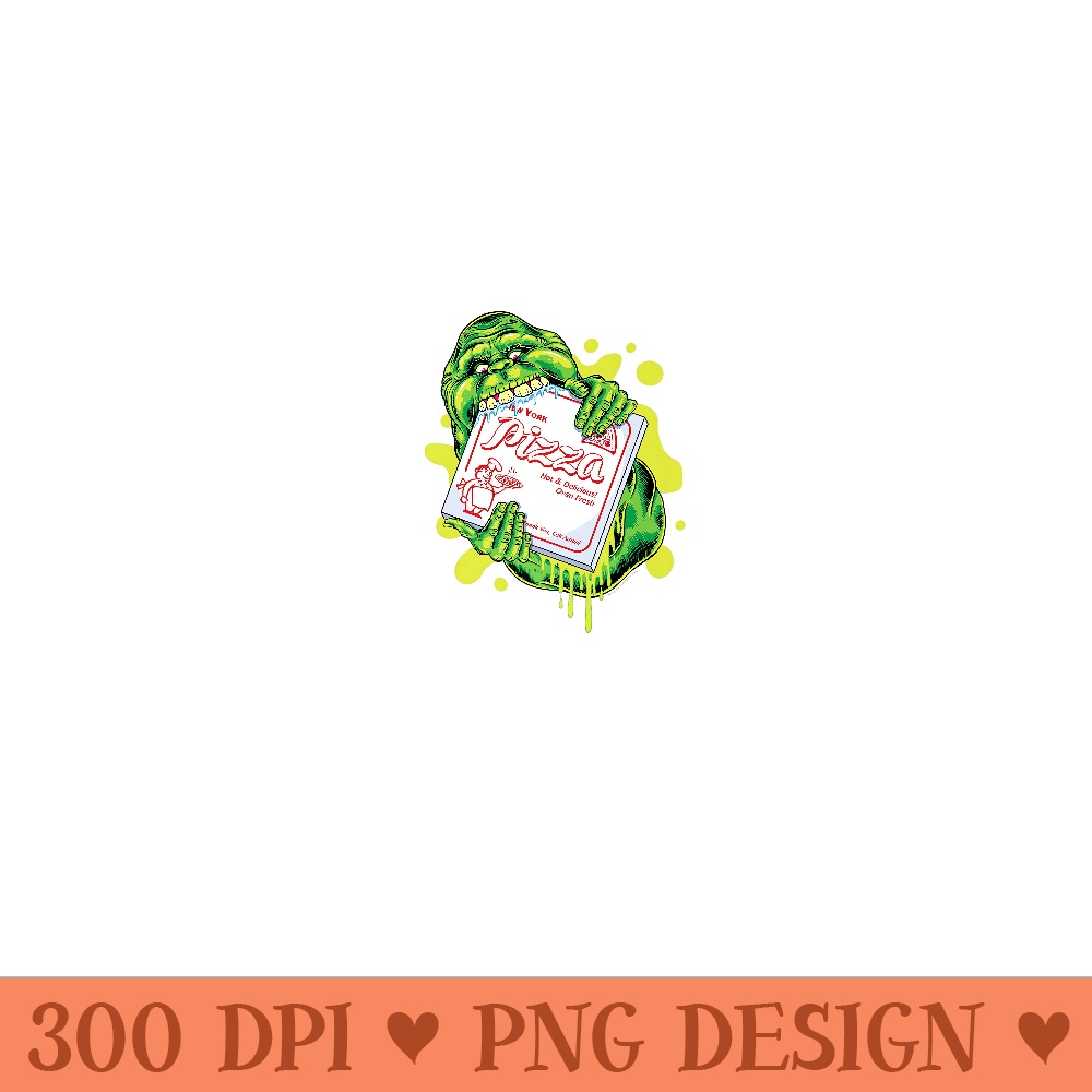 Ghostbusters Frozen Empire Slimer Eating Pizza Box Premium - | Inspire ...