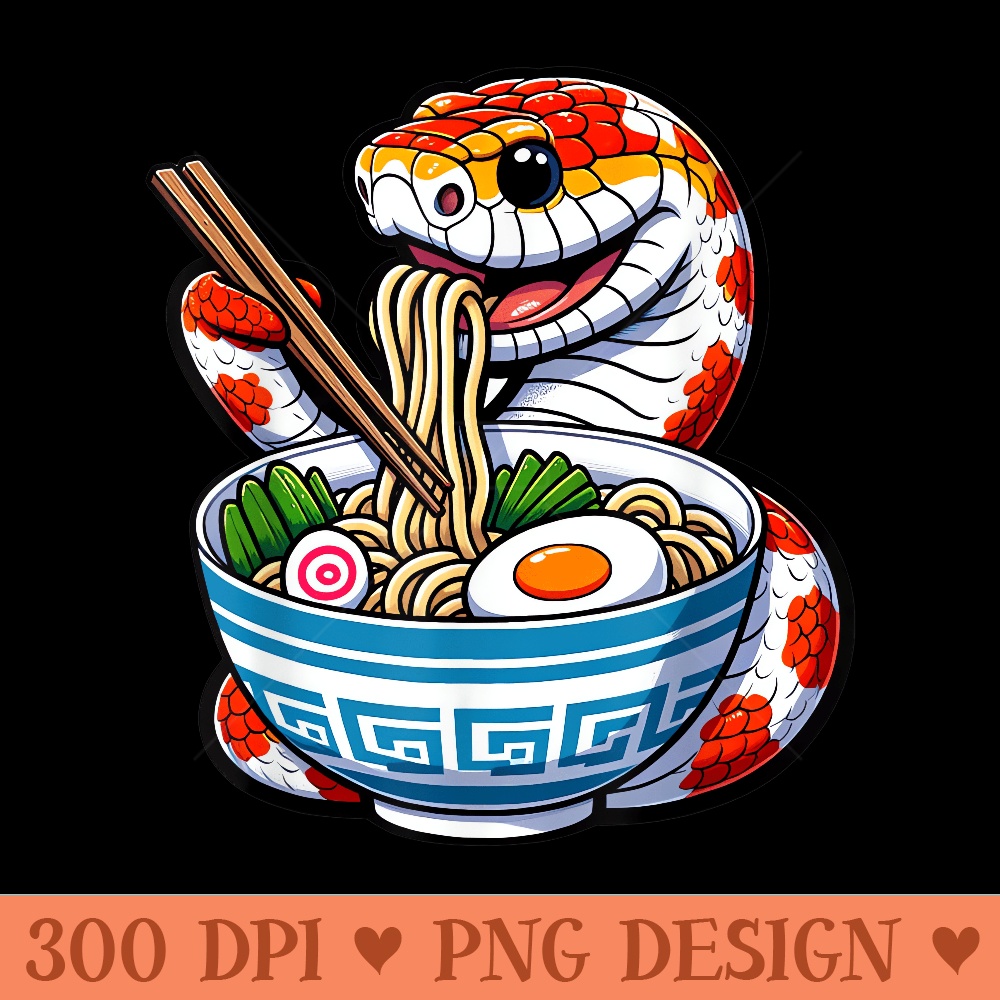 Corn Snake Kawaii, Cute Ramen Corn Snake, Funny Reptile Love - Inspire ...