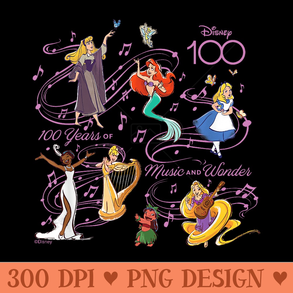 Disney 100 Years of Music and Wonder Princess Songs D100 - P | Inspire ...