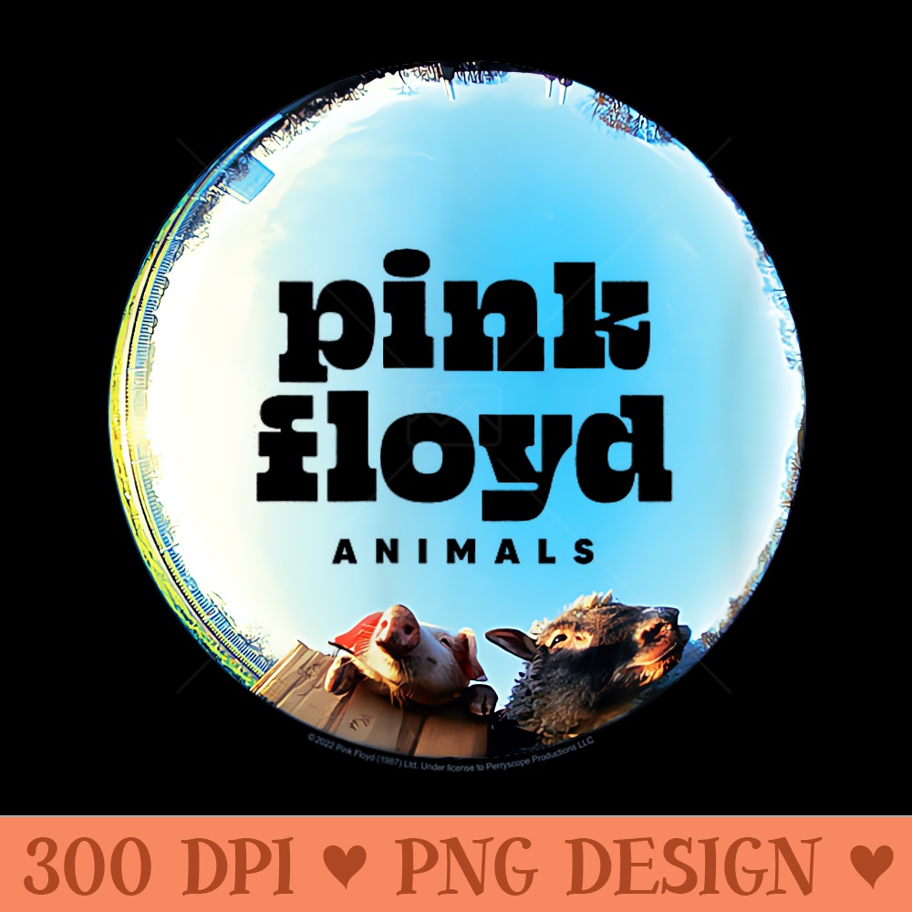 Pink Floyd Pink Floyd Animals Fish Eye - Sublimation PNG Des - Inspire ...