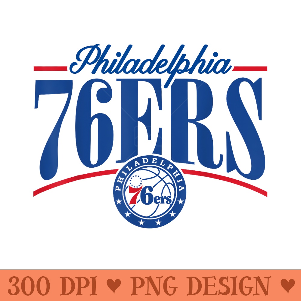 NBA Philadelphia 76ers Logo Arch - Design PNG template | Inspire Uplift