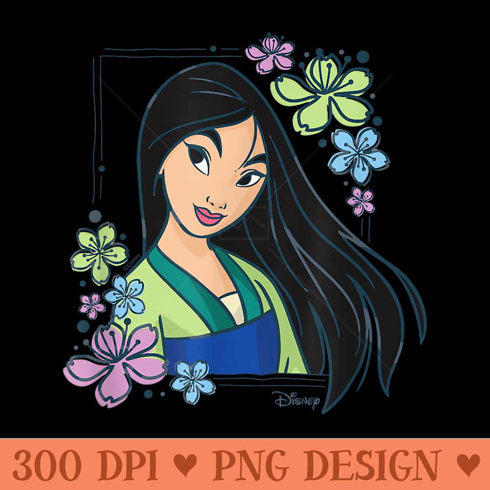 Disney Princess Mulan Flowers - High Quality PNG download | Inspire Uplift