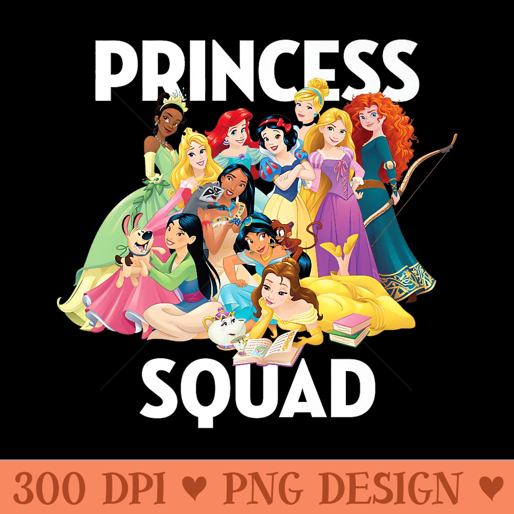 Disney Princess Squad Group Premium - High Quality PNG Clipa | Inspire ...