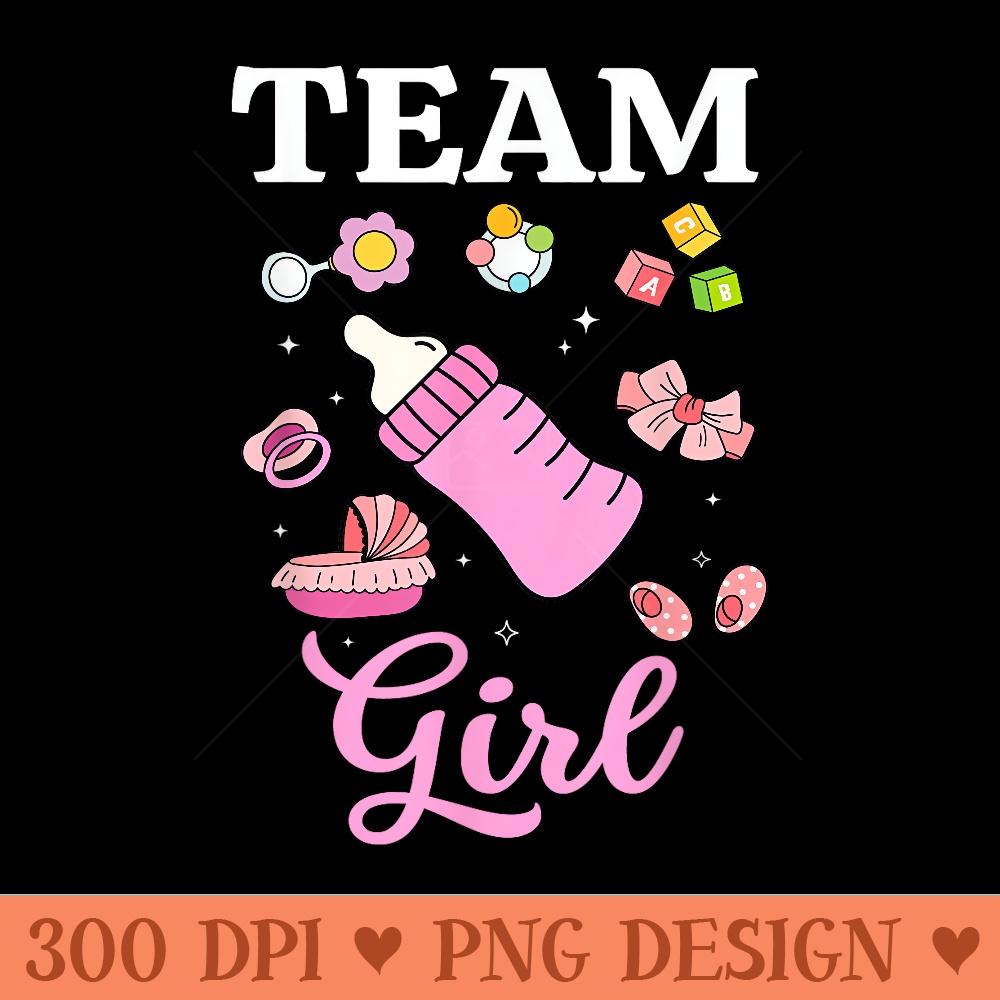 Team Girl Gender Reveal Party Team Pink Baby Announcemen - V | Inspire ...