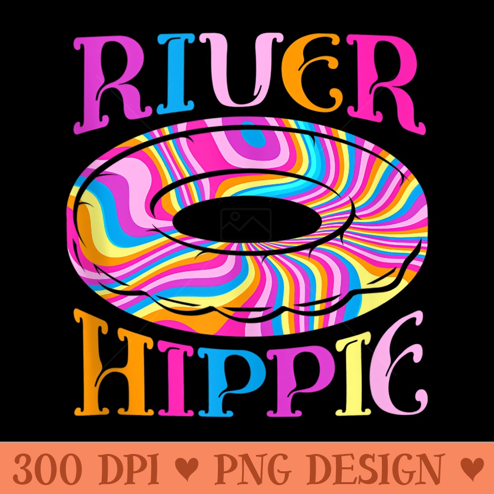 Funny Retro River Hippie Summer Family Float Trip Tubing - P | Inspire ...