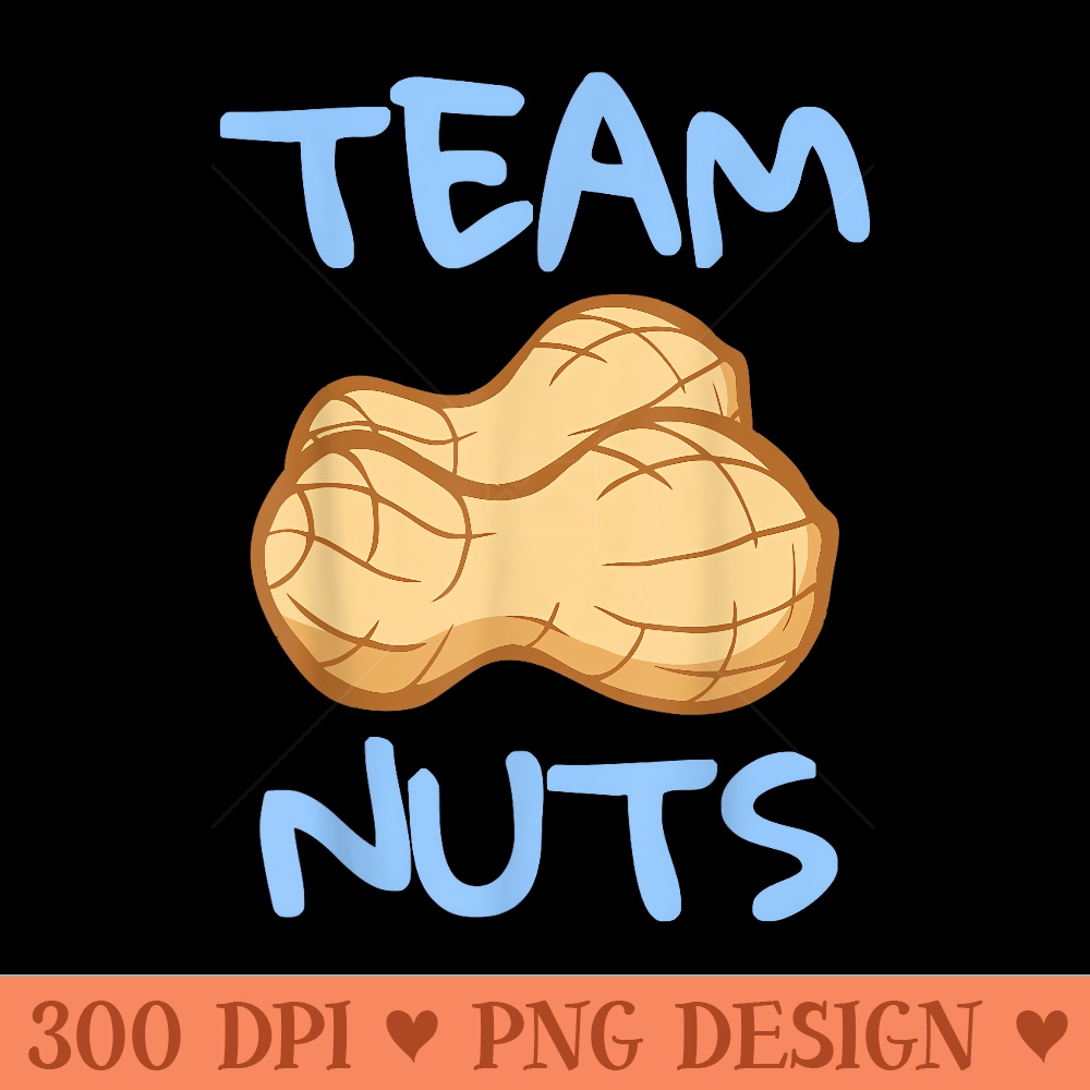 Team Nuts Funny Team Baby Gender Reveal - Vector PNG downloa | Inspire ...