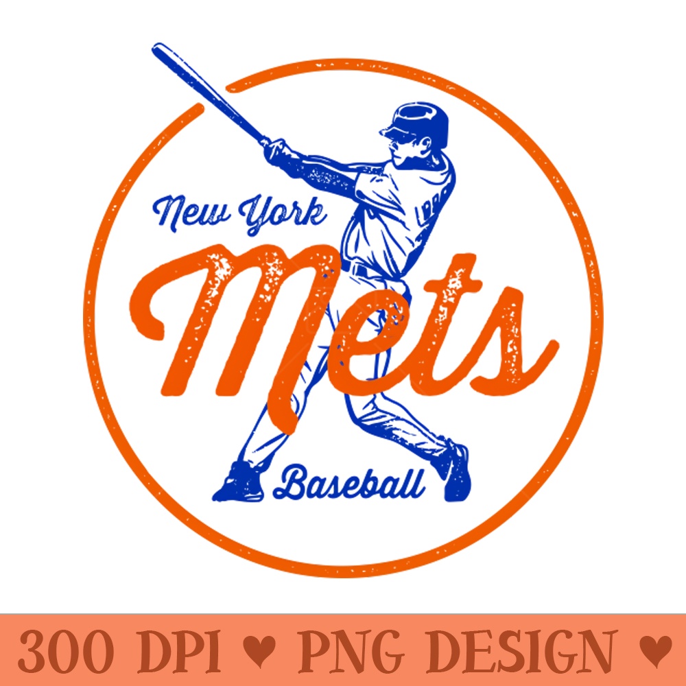 Vintage Mets - PNG Templates | Inspire Uplift