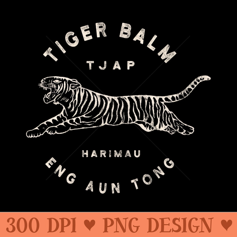 Tiger Balm by Buck - High Resolution PNG image download | Inspire Uplift