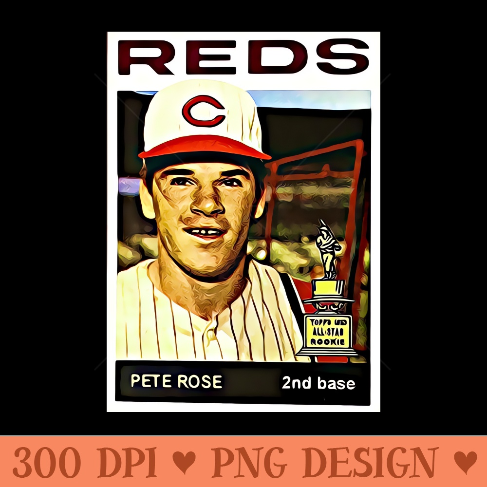Pete Rose 1964 Flashback Champs - Printable PNG Images | Inspire Uplift