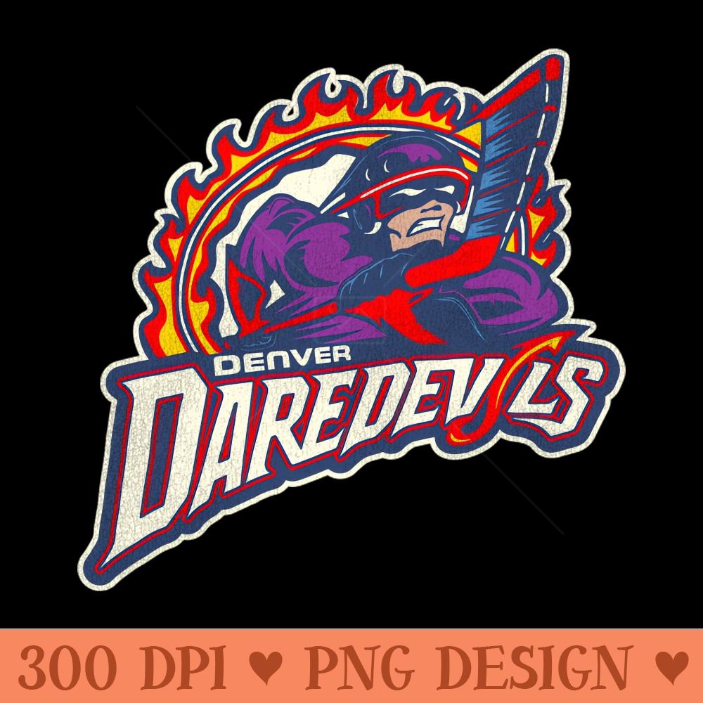 Defunct Denver Daredevils Roller Hockey - Vector PNG downloa | Inspire ...