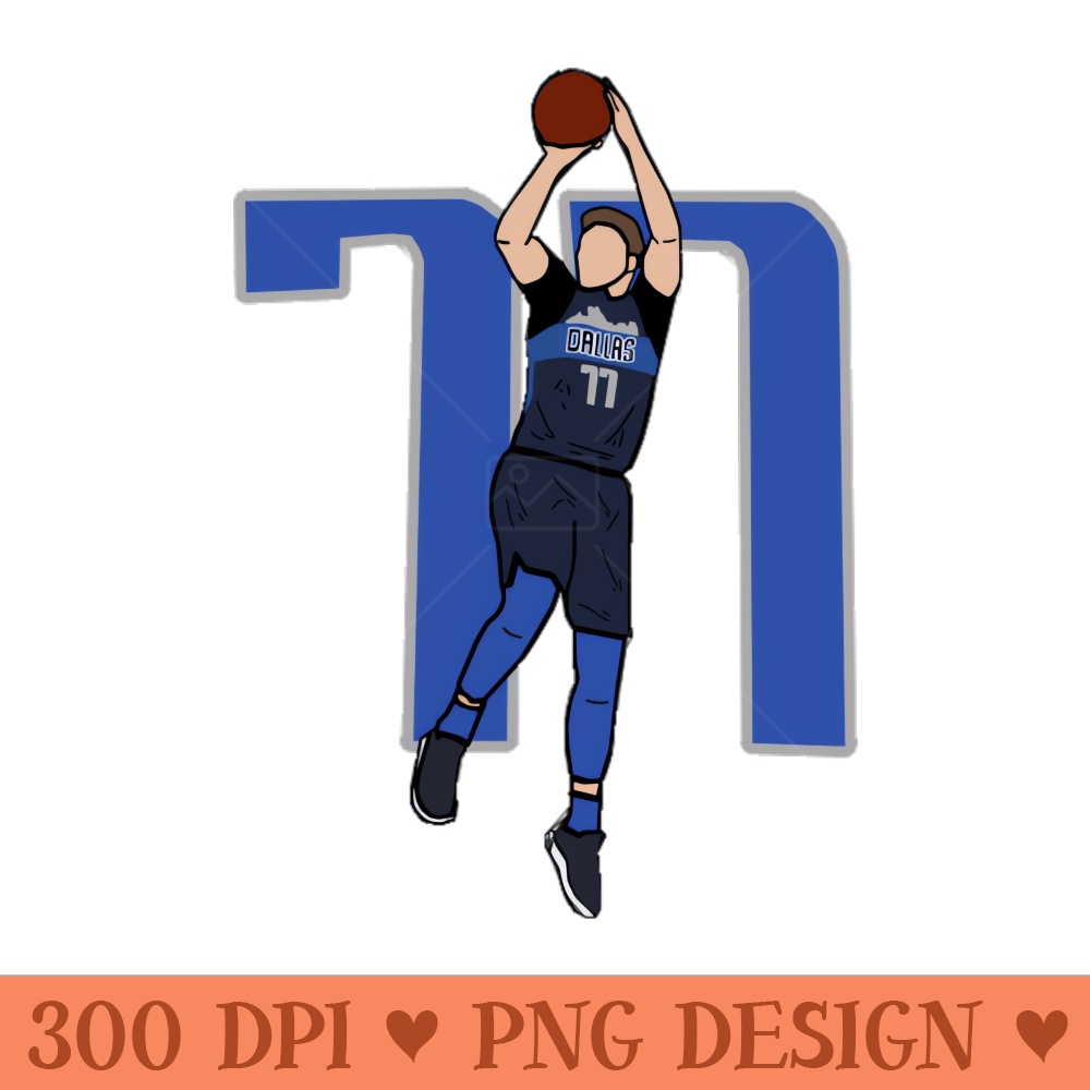 Luka Doncic 77 Fadeaway Jumpshot NBA Dallas Mavericks - Tren | Inspire ...