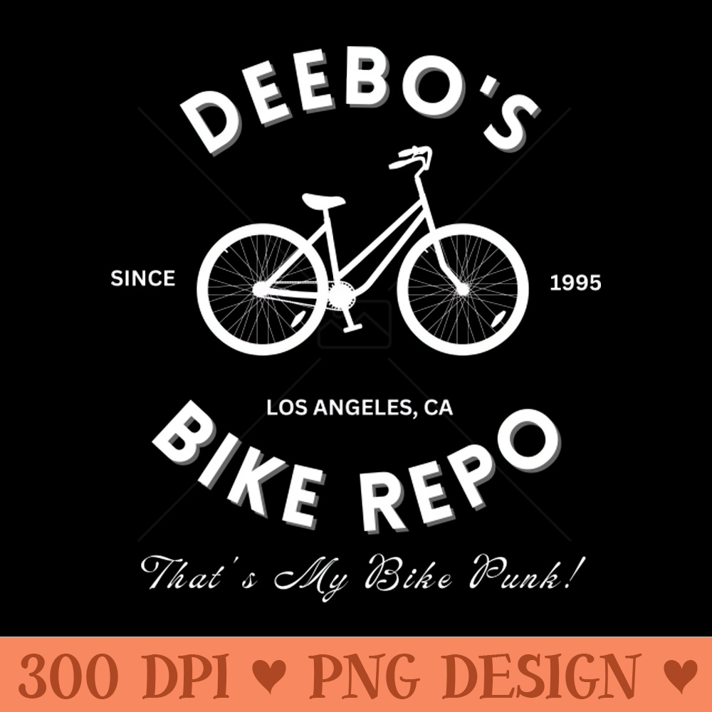 Deebo Bike Repo - High Quality PNG Files | Inspire Uplift
