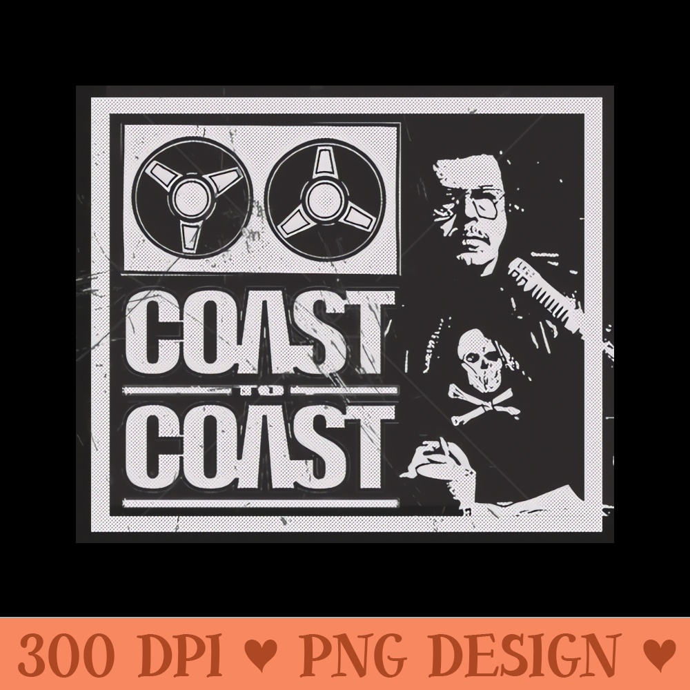 Coast to Coast Art Bell Fan Art - Sublimation PNG Designs | Inspire Uplift