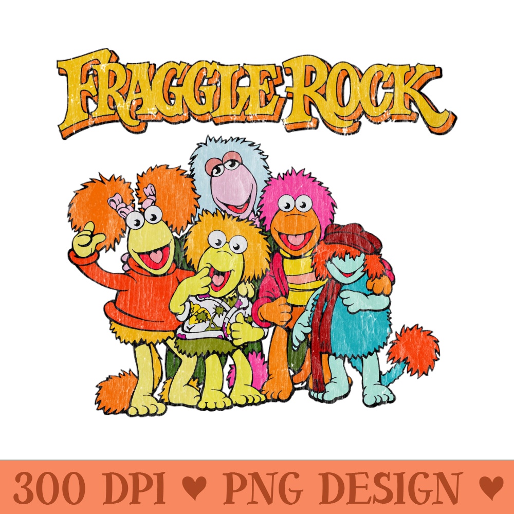 Vintage Fraggle Rock - Exclusive PNG designs | Inspire Uplift