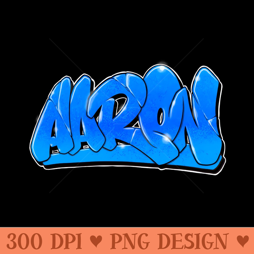 Aaron Graffiti name - PNG Clipart Download | Inspire Uplift