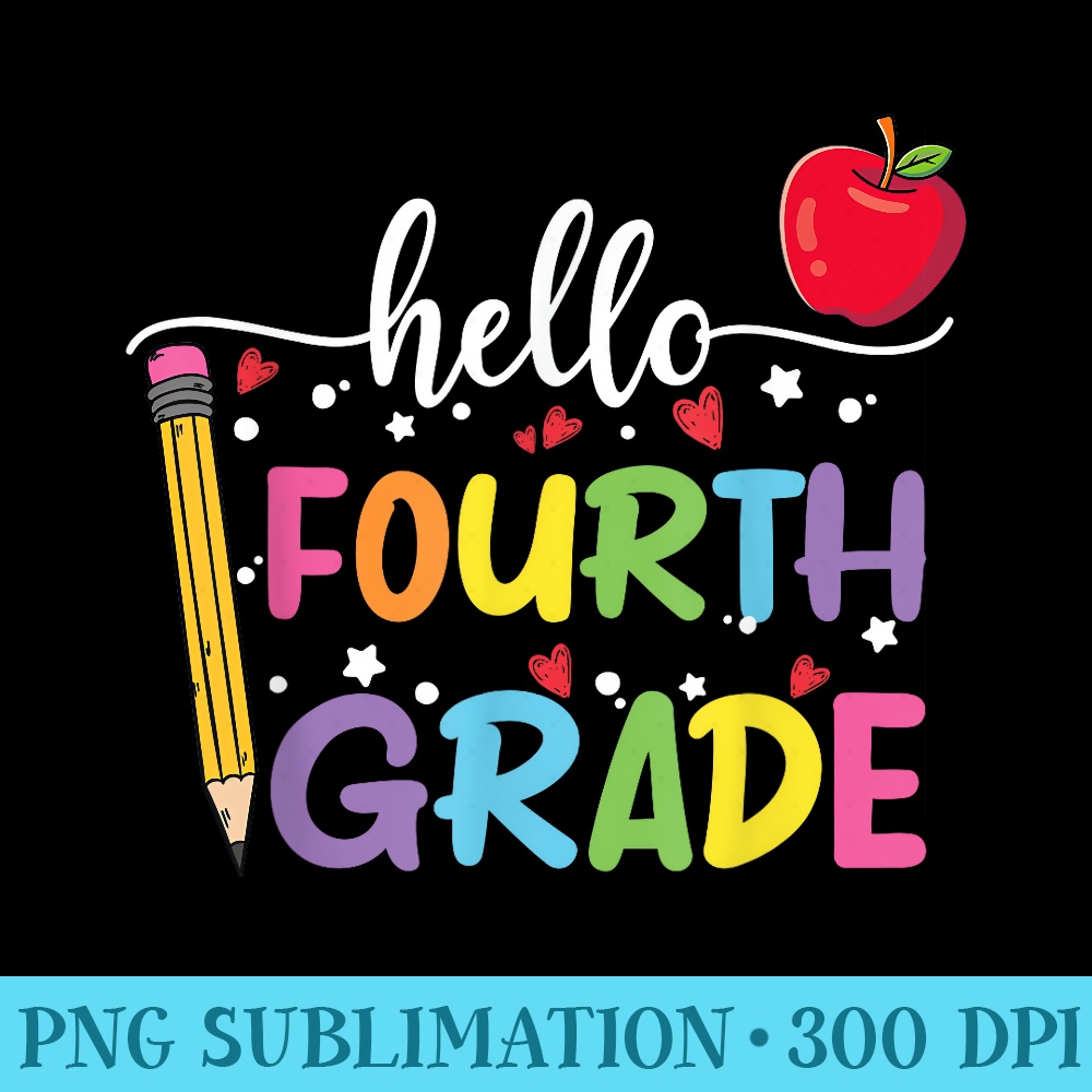 Hello Fourth Grade Team 4th Grade Back to School Teacher - D | Inspire ...