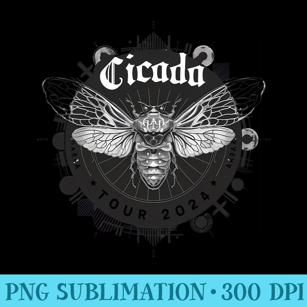 Entomology Cicada Tour 2024 Lover - PNG design downloads | Inspire Uplift