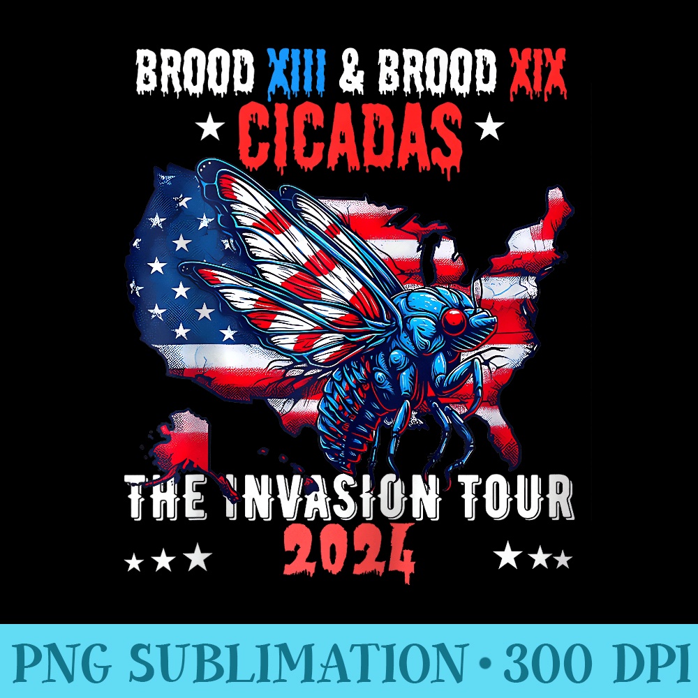Cicada Tour 2024 Cicada American Map Cicadas invasion 2024 Z | Inspire ...
