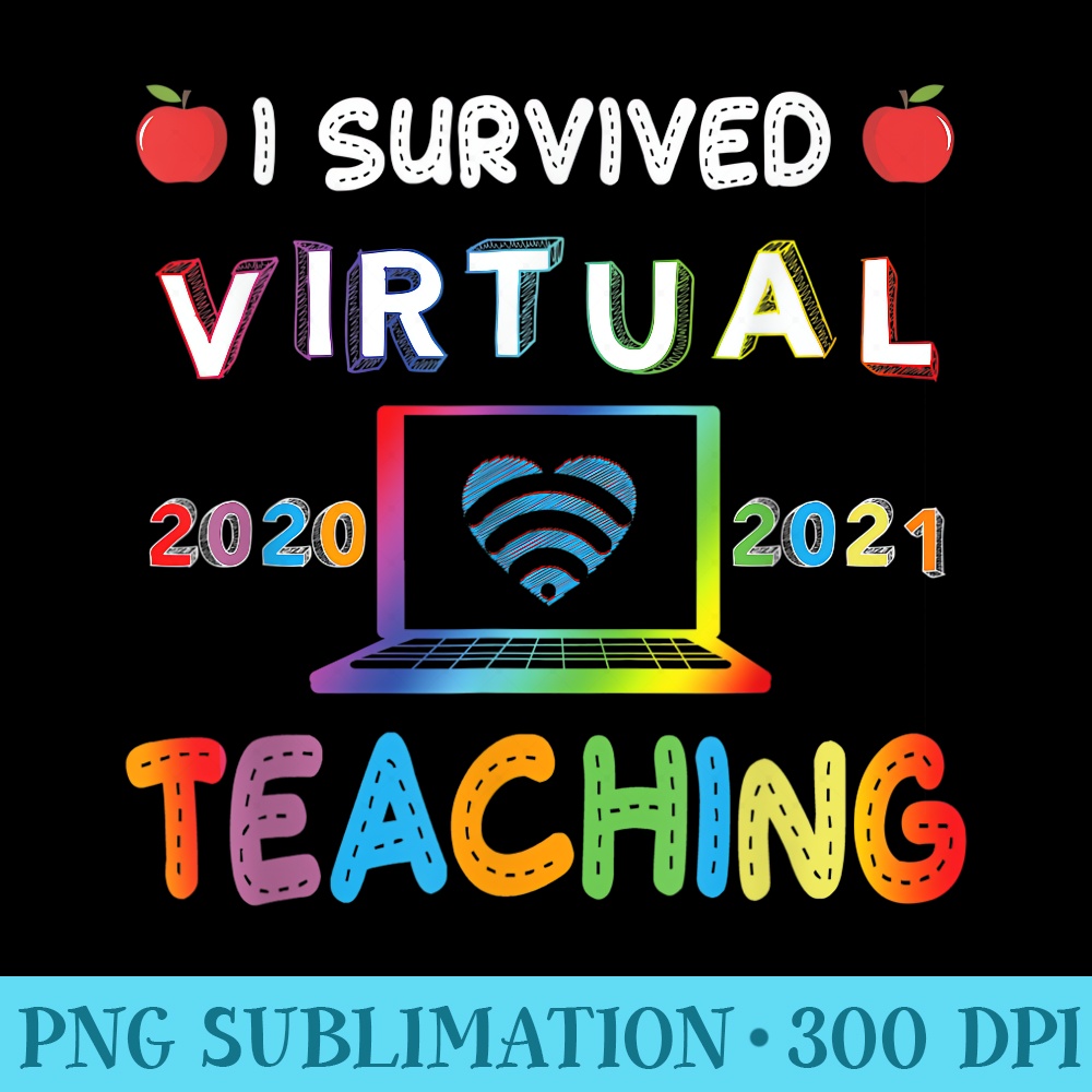 Funny I Survived Virtual Teaching End Of Year Teacher Remote | Inspire ...