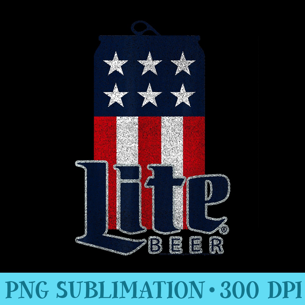 Coors Lite Beer Classic American Flag Can - Shirt Clipart Fr | Inspire ...