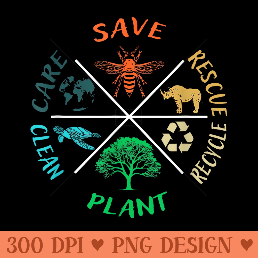 Earth Day Save the Bees Plant More Trees Clean the Seas - Hi | Inspire ...