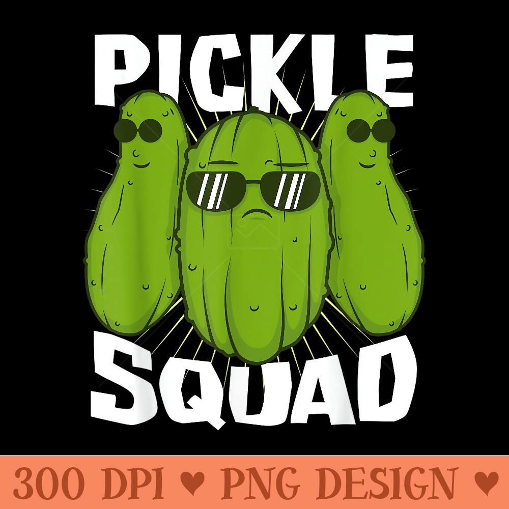 Pickle Squad Heart for Men I Love Pickles - Vector PNG downl | Inspire ...