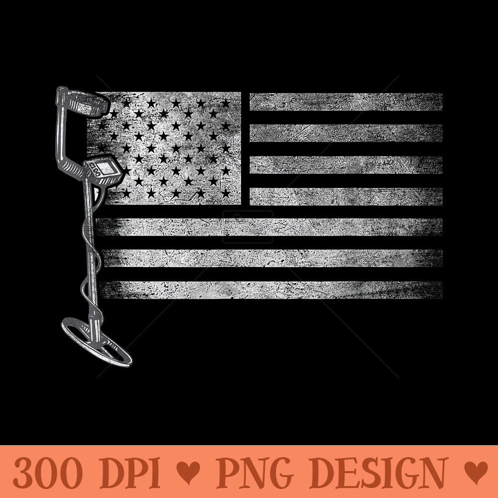 Patriotic Metal Detecting USA Flag Treasure Hunt Detectorist | Inspire ...