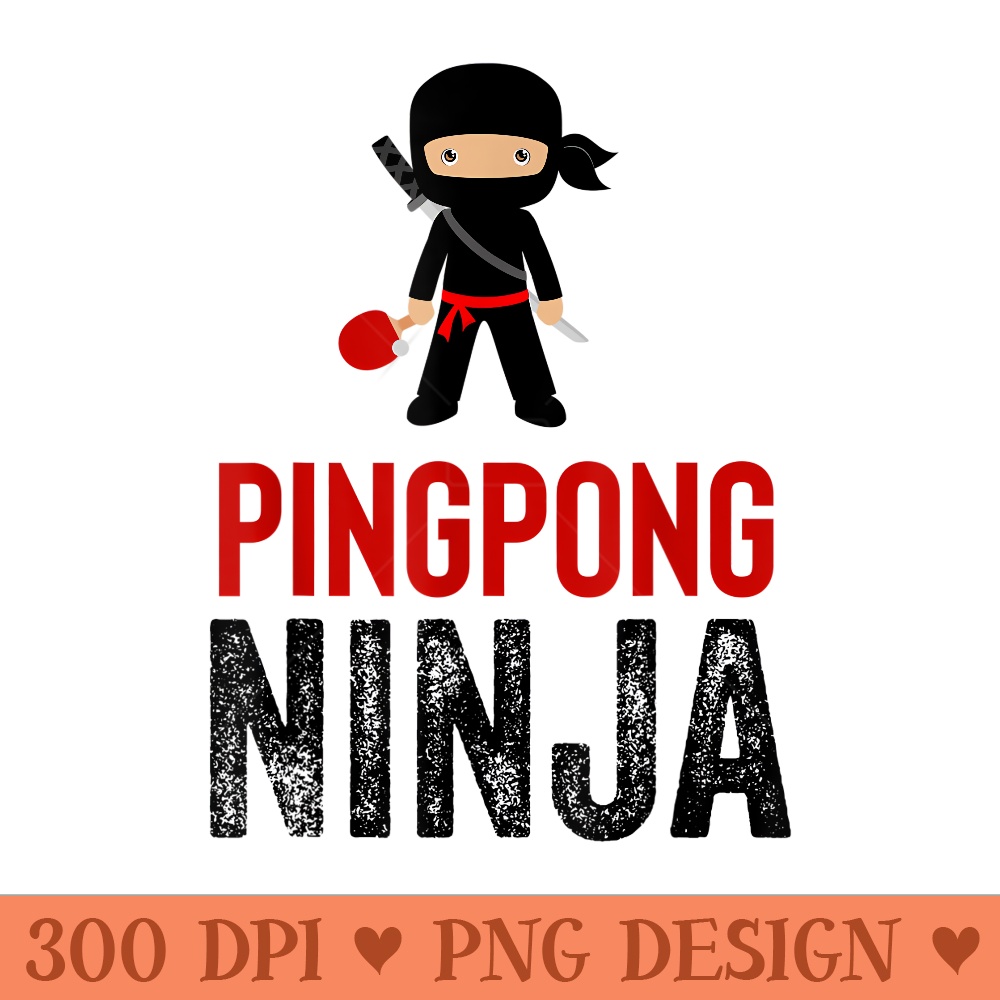 Ping Pong Ninja Table Tennis - PNG download with transparent | Inspire ...