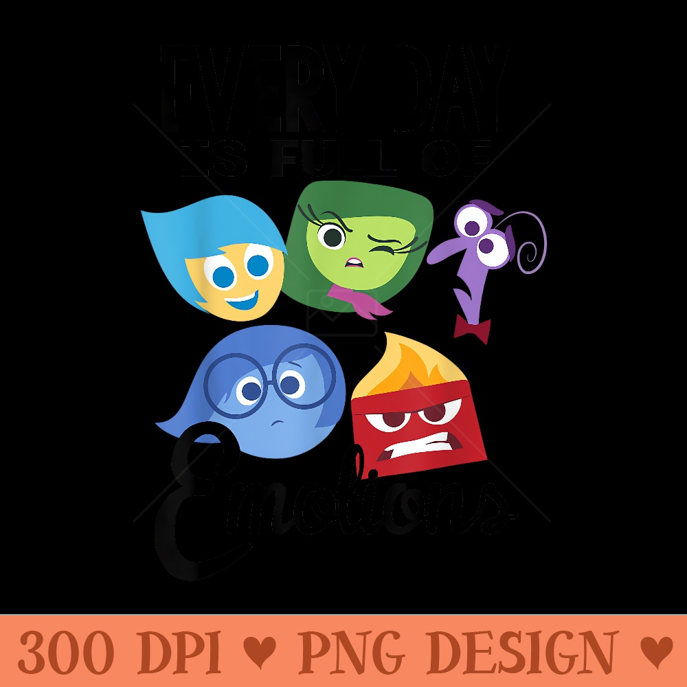Disney Pixar Inside Out Every Day Is Full Of Emotions Group | Inspire ...