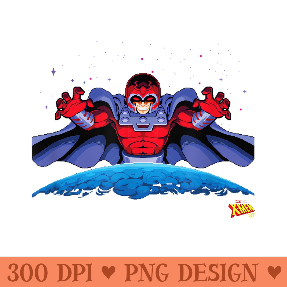 Marvel XMen 97 Vintage Classic Magneto Cosmic Villain - Prin | Inspire ...