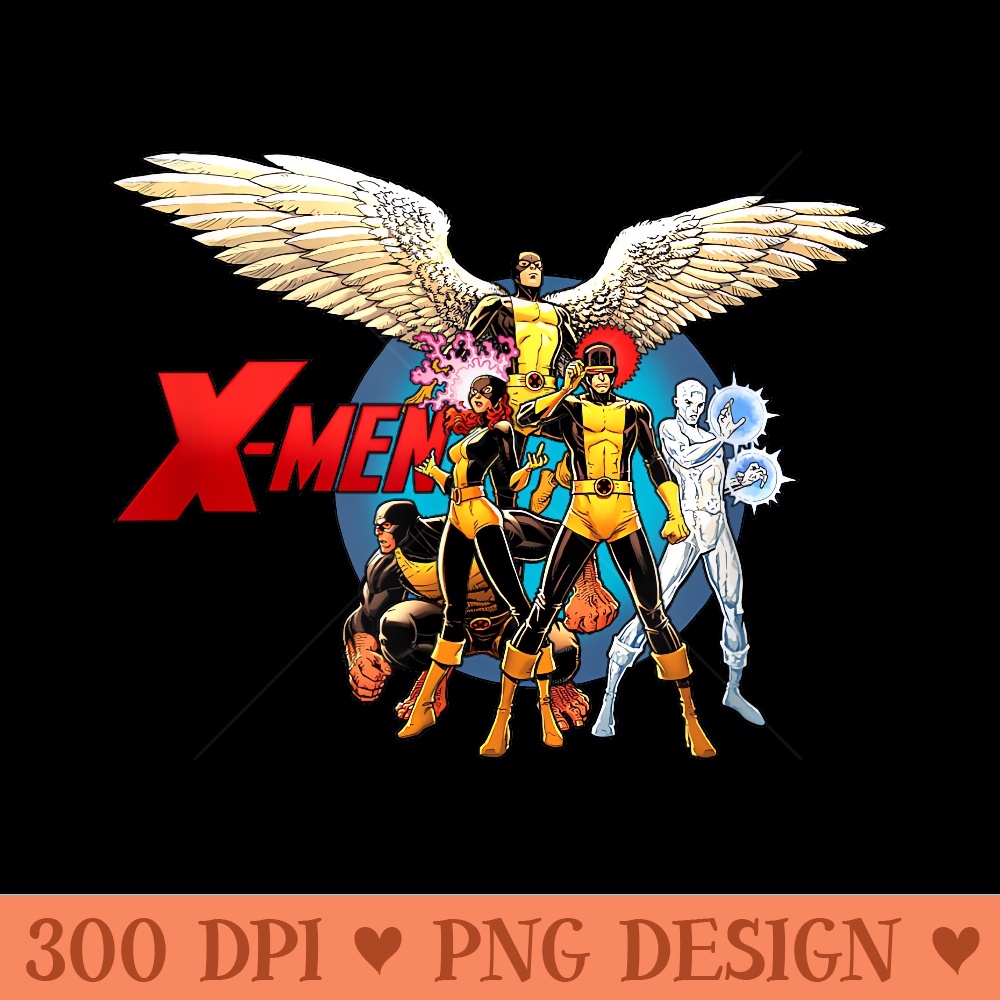 Marvel XMen Original Team Super Hero Poses Group Shot - Beau | Inspire ...