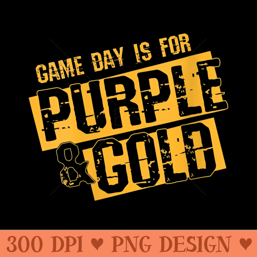 Womens Purple Gold Game Day Group for High School Football - | Inspire ...