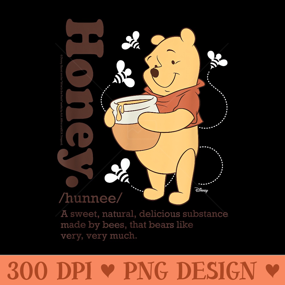 Winnie the Pooh Pooh Honey Definition - PNG Clipart | Inspire Uplift