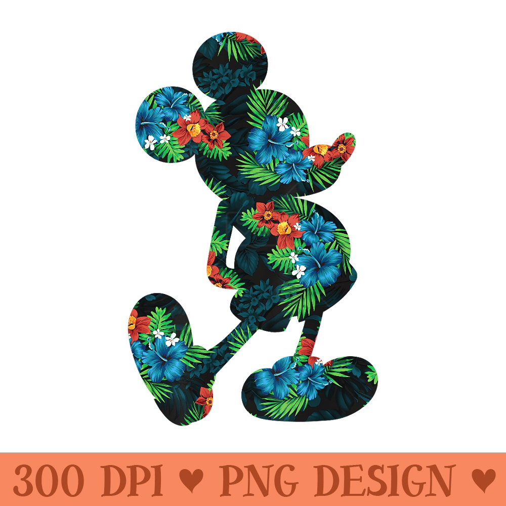 Disney Tropical Mickey Print - PNG Graphics | Inspire Uplift