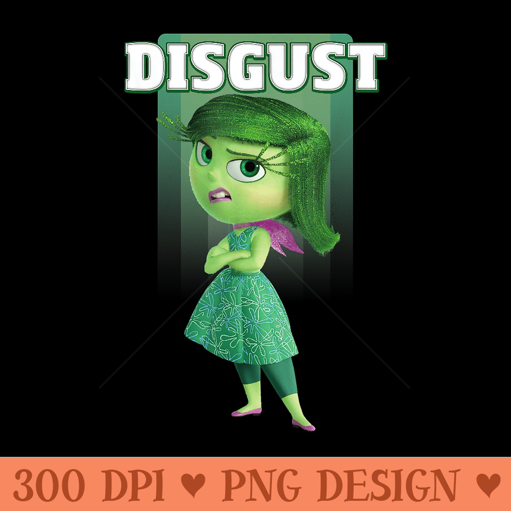 Disney Pixar Inside Out Disgust Portrait - PNG download for | Inspire ...