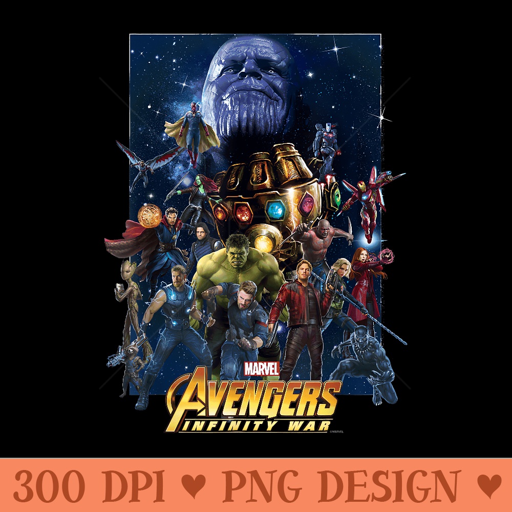 Marvel Avengers Infinity War Hero Team Assemble - PNG downlo | Inspire ...