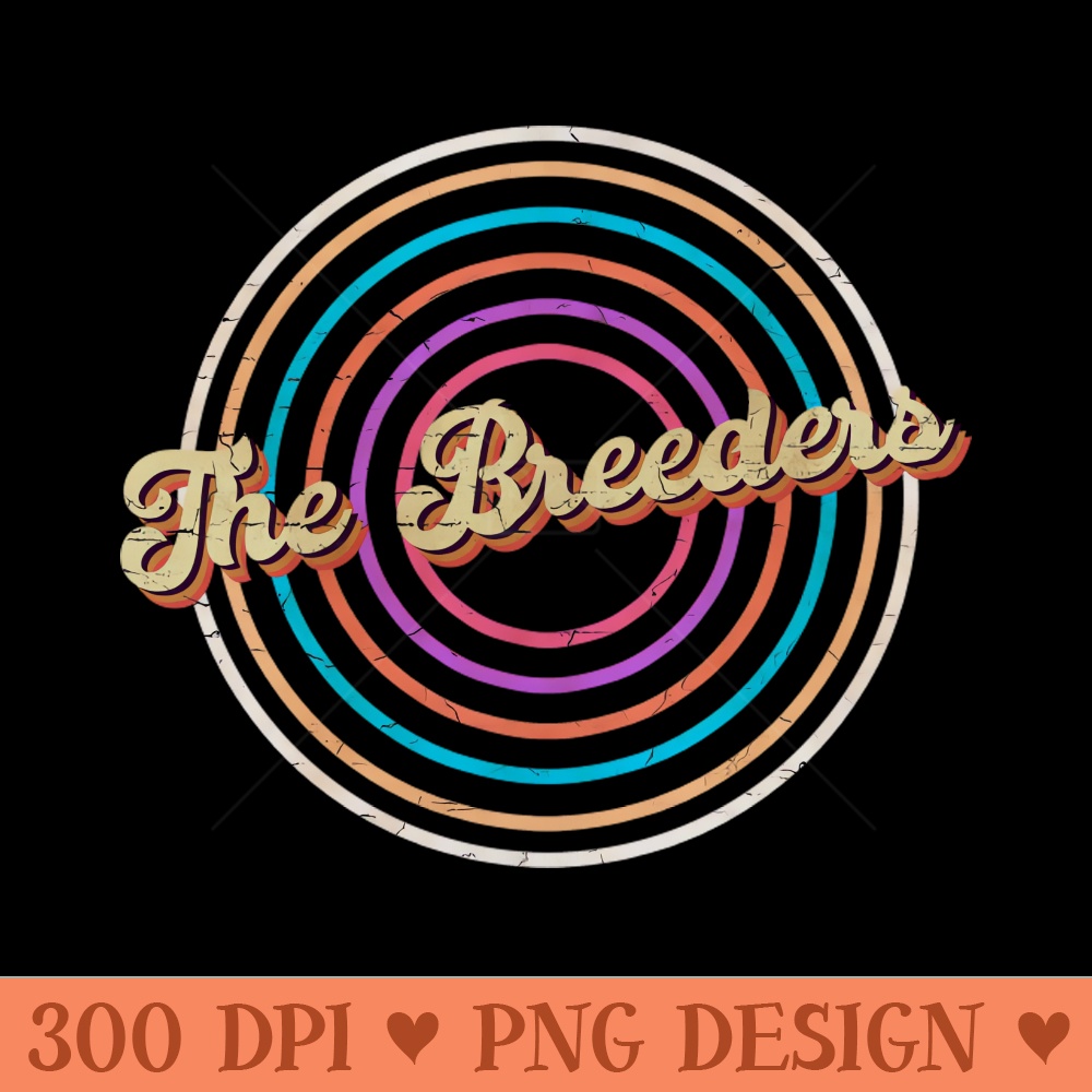 vintage circle line color The Breeders - High Resolution PNG | Inspire ...