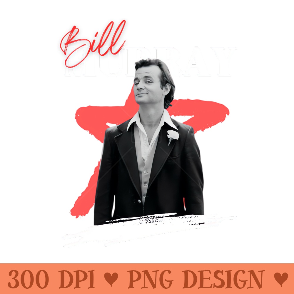 Bill murray retro style - High Resolution PNG Picture | Inspire Uplift
