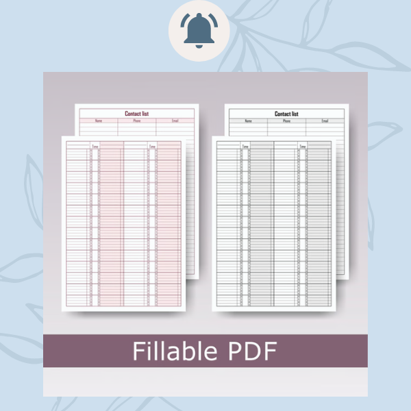 Printable Appointment Book Template, Daily Appointment Book - Inspire ...