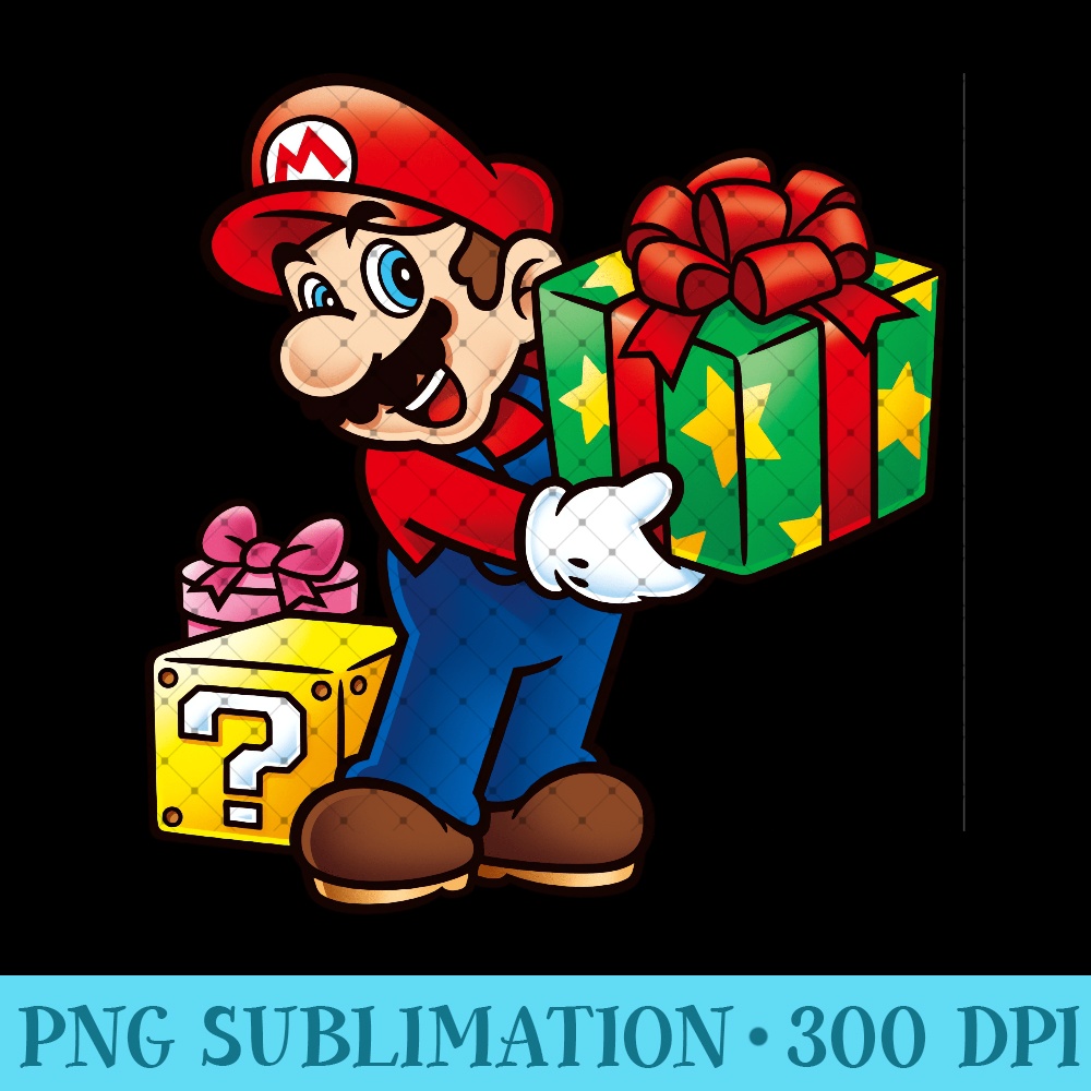 Nintendo Super Mario Wrapped Christmas Presents - High Quali | Inspire ...