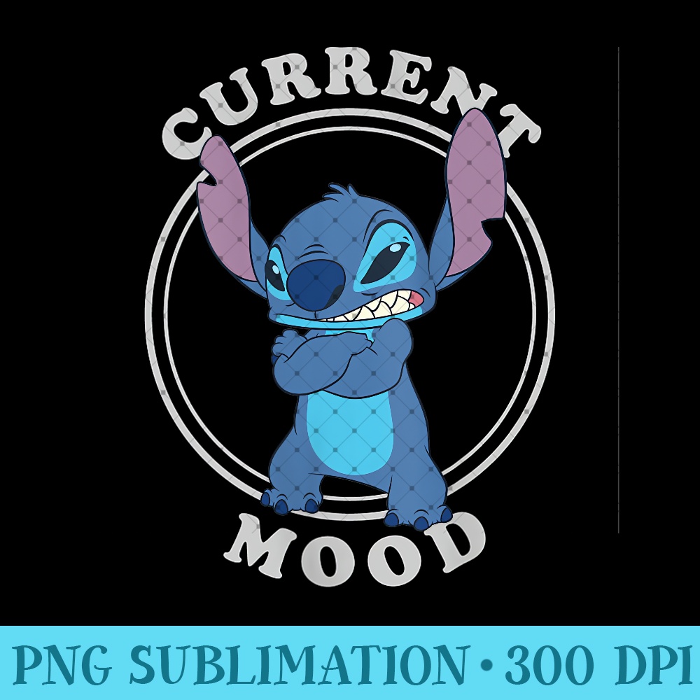 Disney Lilo and Stitch Angry Stitch Current Mood - Printable | Inspire ...