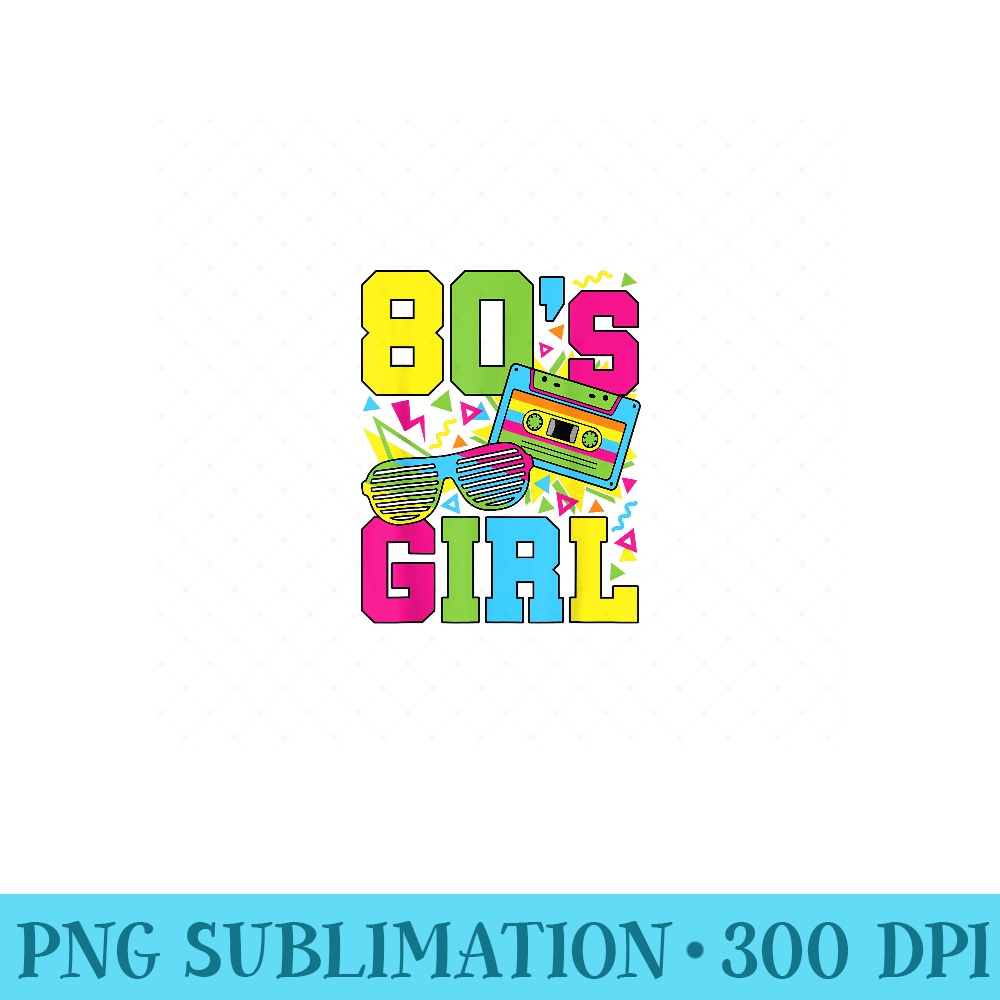 80s Girl Retro 1980s 80s Style Party Outfit Women Girls Pn Inspire Uplift