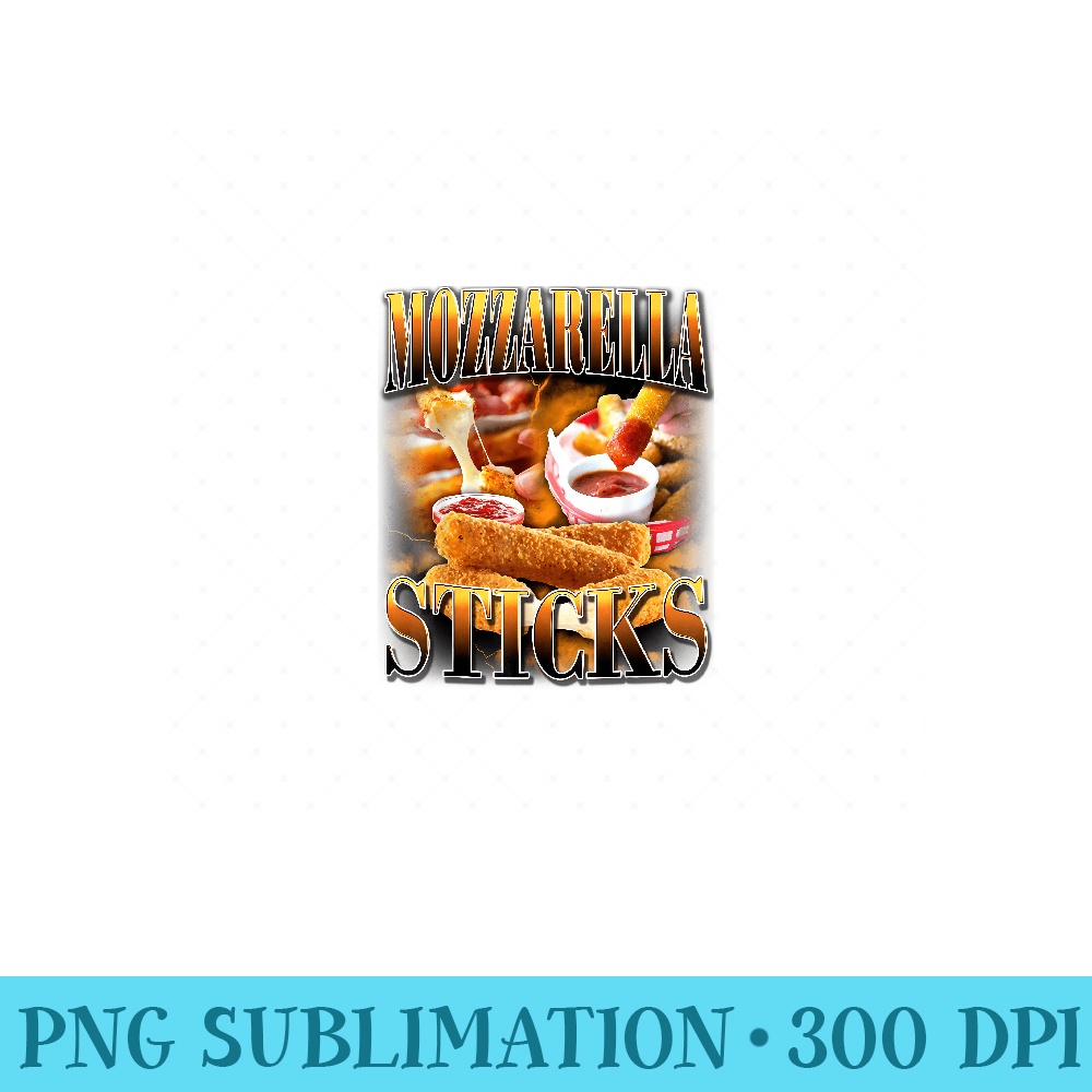 Mozzarella Cheese Sticks Bootleg Rap CD Aesthetic Funny Meme - Inspire ...