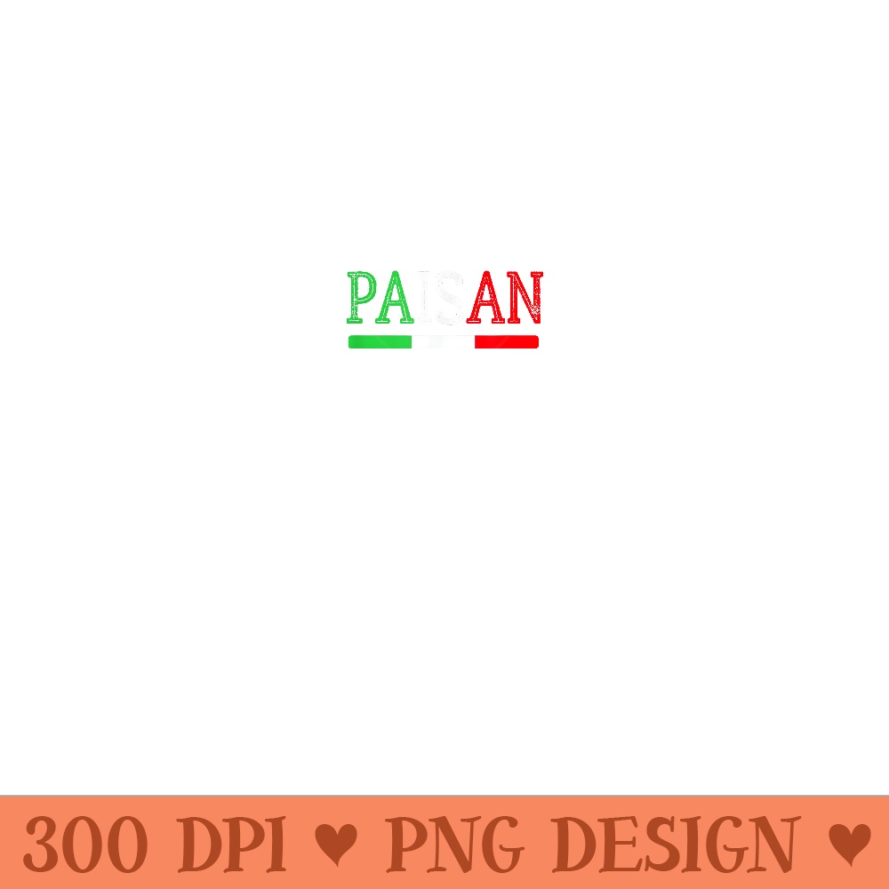 Funny Italian Sayings Paisan Best Friend - Sublimation PNG D | Inspire ...