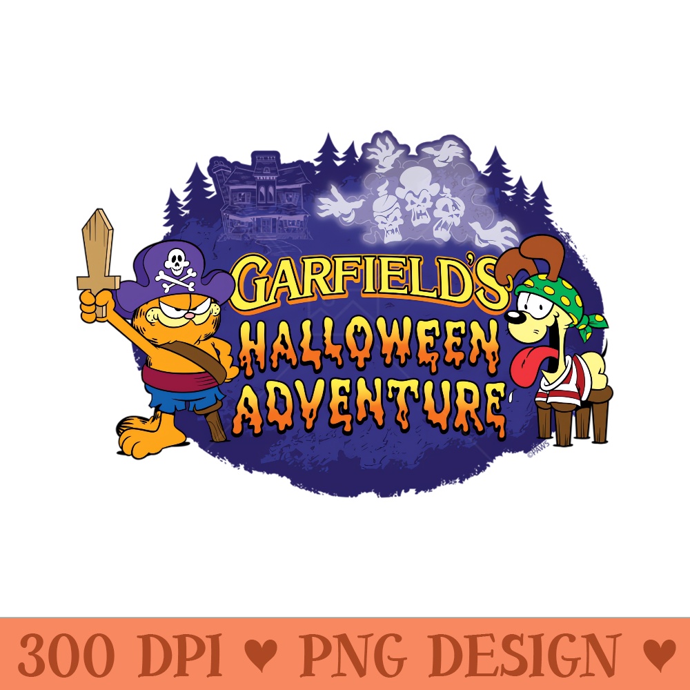 Garfield Halloween Adventure - PNG Templates | Inspire Uplift