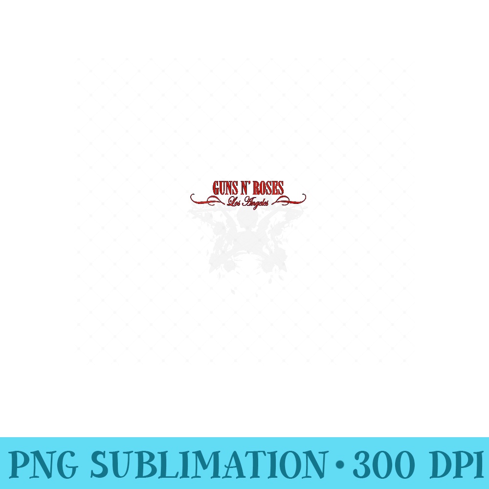 Womens Guns N Roses Official Los Angeles Skeleton Faded - PN | Inspire ...